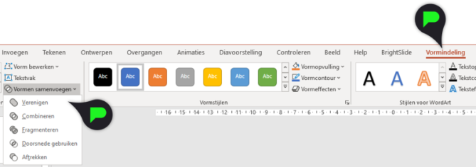 Gebogen pijl in PowerPoint - PPT Solutions