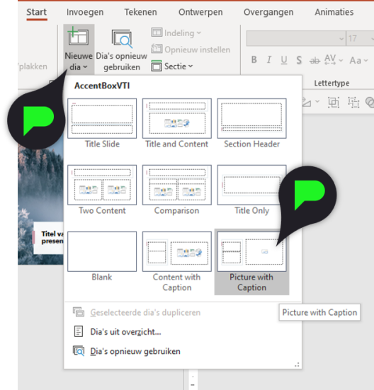 Professionele ontwerpideeën voor een PowerPoint