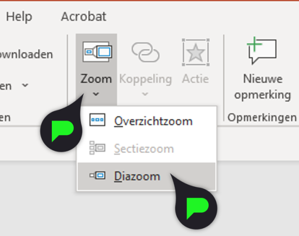Inzoomen in PowerPoint met Zoom functie - PPT Solutions