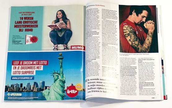 The Brilliantly Suggestive Ad Campaign by the Belgian Magazine Humo