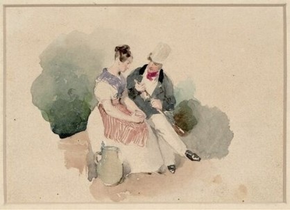 The Biedermeier Art of Peter Fendi and Sensual Designs Attributed to Him