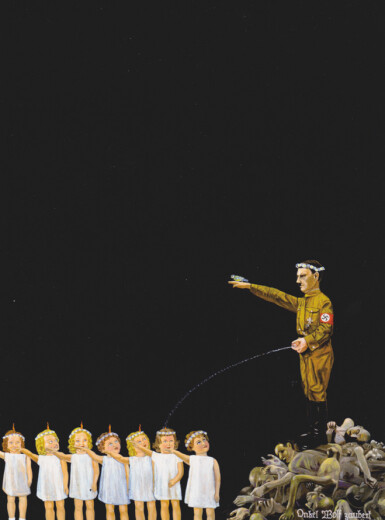 Subversive Sensuality Depicting a Masturbating Adolf Hitler