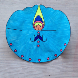 Engel voor kerst knutselen, gratis download van Suus kinderfeestjes