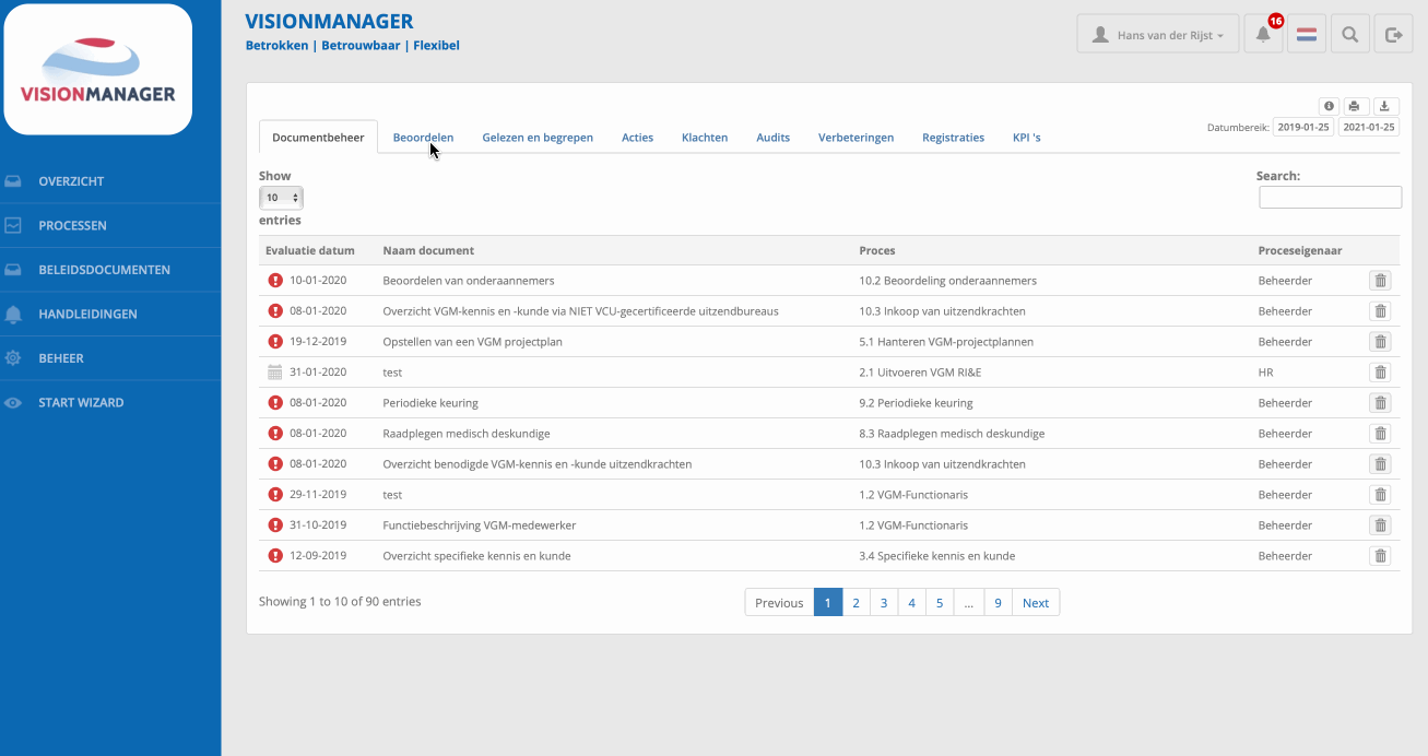 VisionManager management software