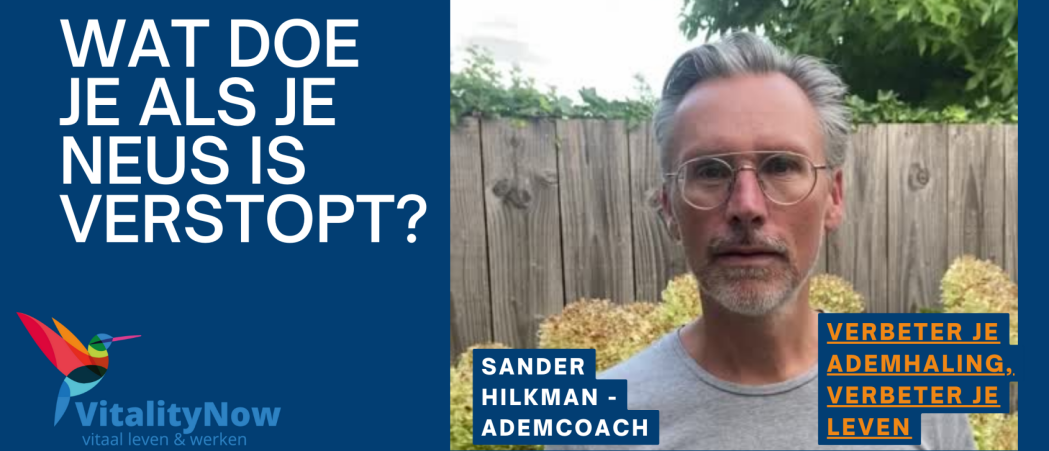 Wat doe je als je door je neus wilt ademen en je neus is verstopt?